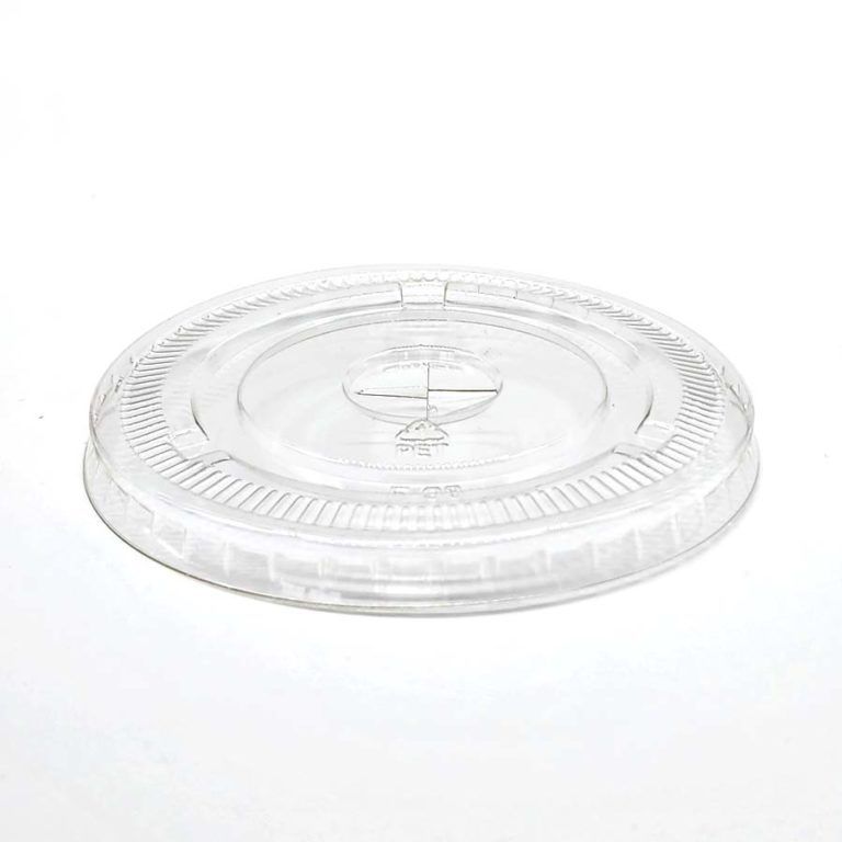 98mm Plastic Flat Lids - Budget Branders